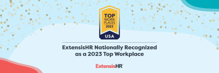 Energage Names ExtensisHR a Winner of the Top Workplaces 2023 USA Award
